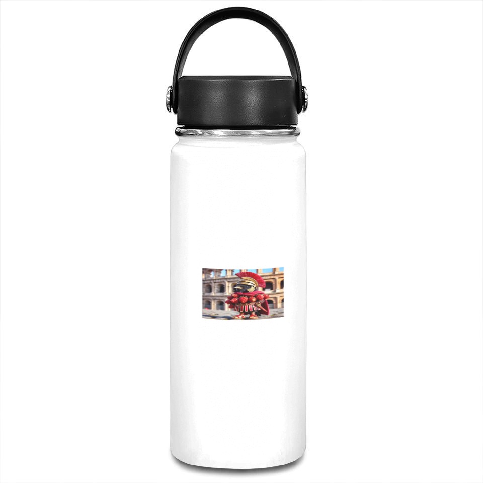 WHITE 12 Oz Bri Bri Bicus Discus - Viral Meme Nonsense Vacuum Flask
