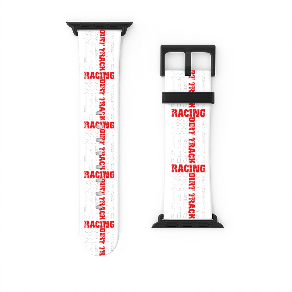 Dirt Track Racing American Flag Race Car Racecar Watch Bands For Apple ...