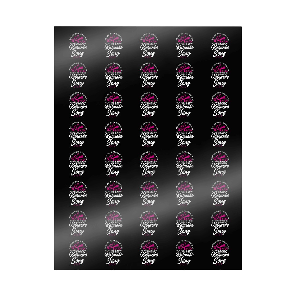 Karaoke Singer I Might Look Like Wrapping Papers | ID 111944313 by ...