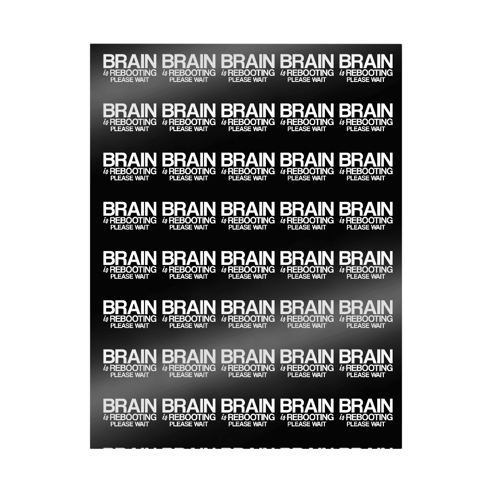 Brain Is Rebooting Please Wait Wrapping Papers | ID 72962107 by Camila ...