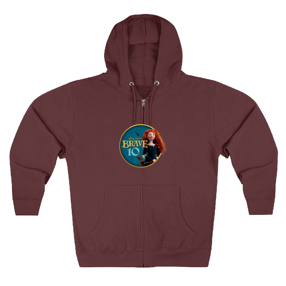 Disney Princess Merida Brave 10th Anniversary Zip Hoodies | ID 21930691 ...